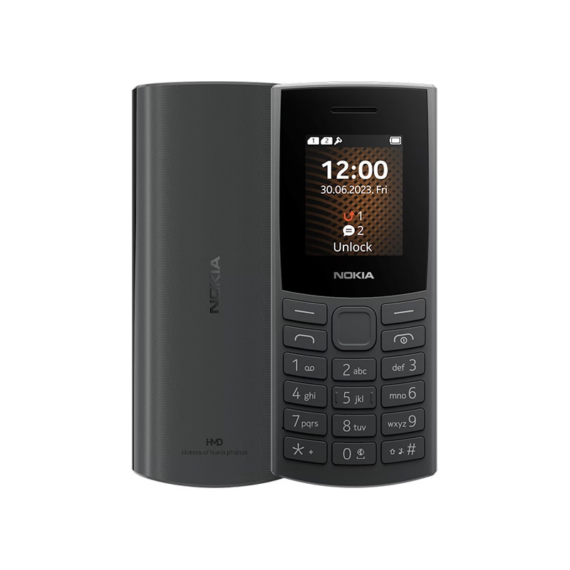 Telefon mobil Nokia 105 4G, Dual SIM, 1450 mAh, radio FM, culoare gri ...