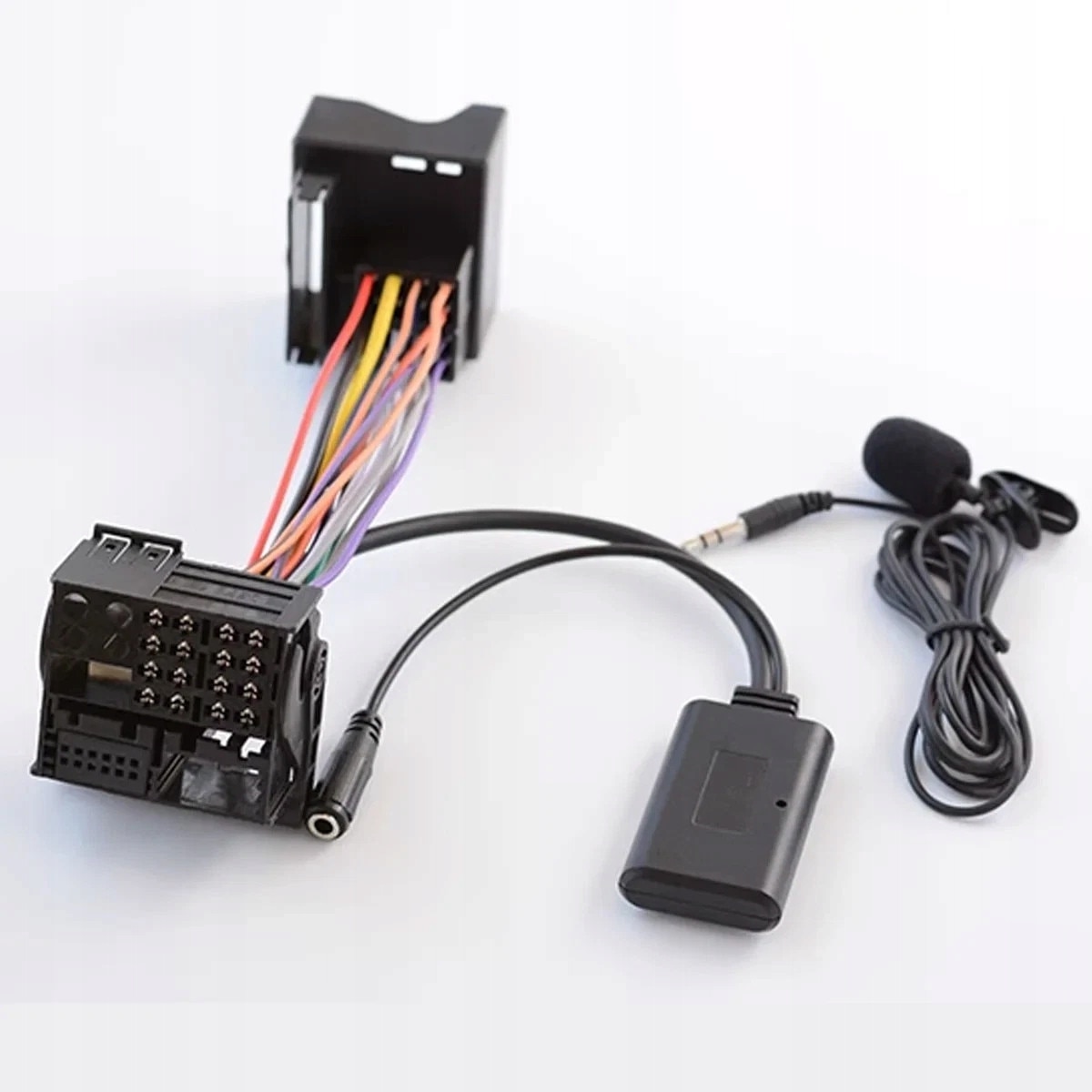 Adaptor audio Bluetooth Aux - In 12 pini cu microfon pentru Peugeot si ...