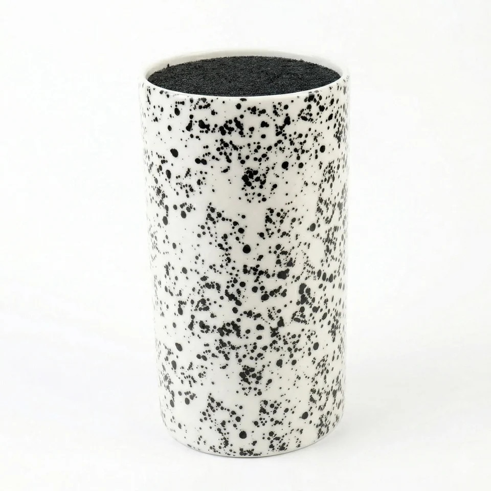 Suport Universal pentru Cutite, Ceramic, Design Modern cu Stropi ...