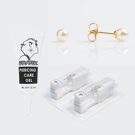 Pachet complet piercing urechi, SENSITIVE, cercei medicinali cu ...