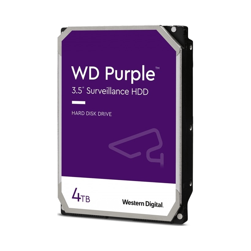 Hard Disk WD Purple 4TB 3,5'' SATA III, 5400rpm, 64MB, pentru sistem de ...