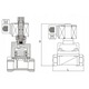 Electrovalva RH50-NO-SS, DN50, 50mm, din inox, PTFE, 12V/24V/48V/110V ...
