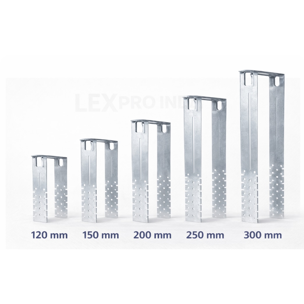 Set 50 brida multipla 30cm, 0, 8mm, pentru prindere profile metalice ...