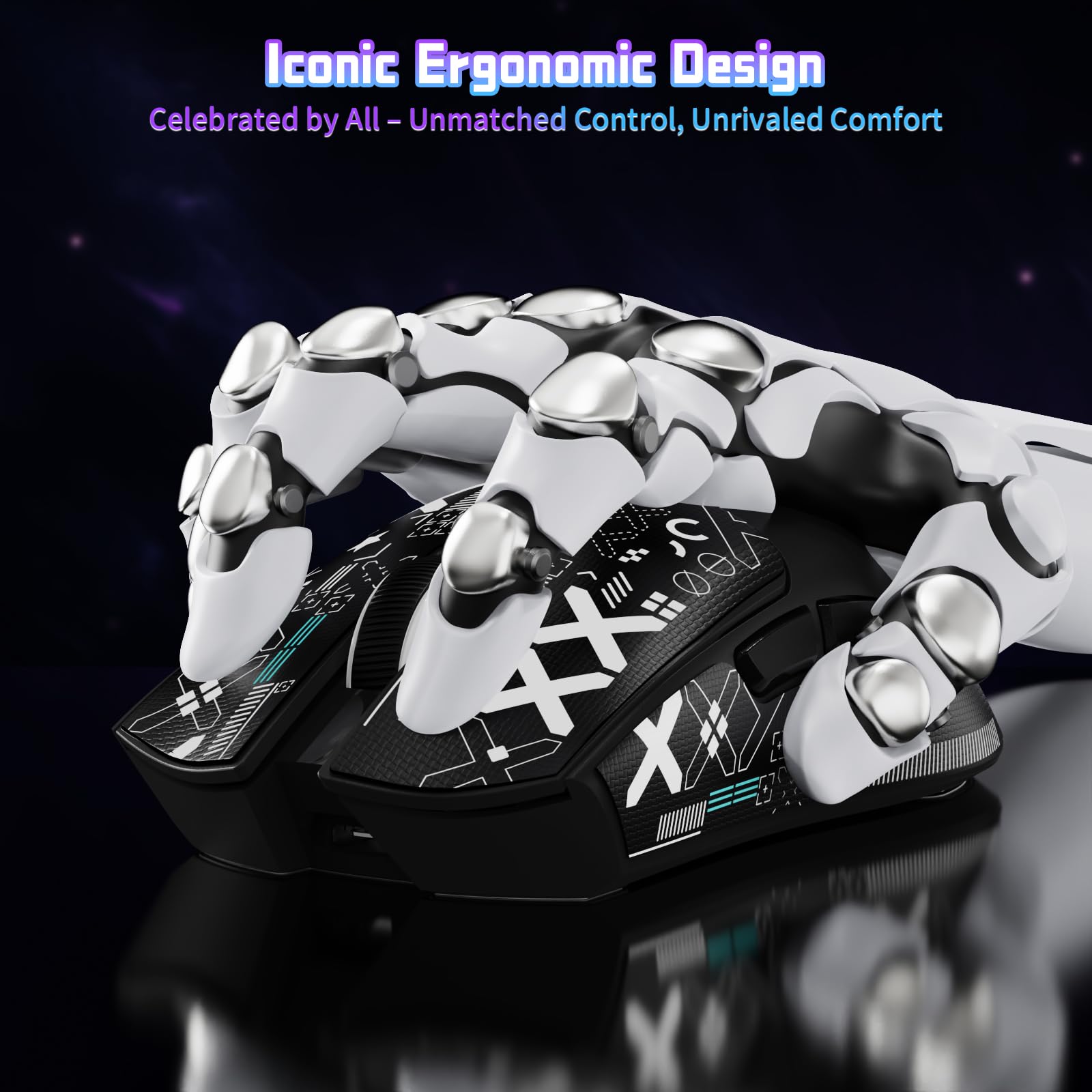 Mouse de gaming si office ATTACK SHARK X11 SE, Tri-Mode 2.4G/BT/USB-C ...