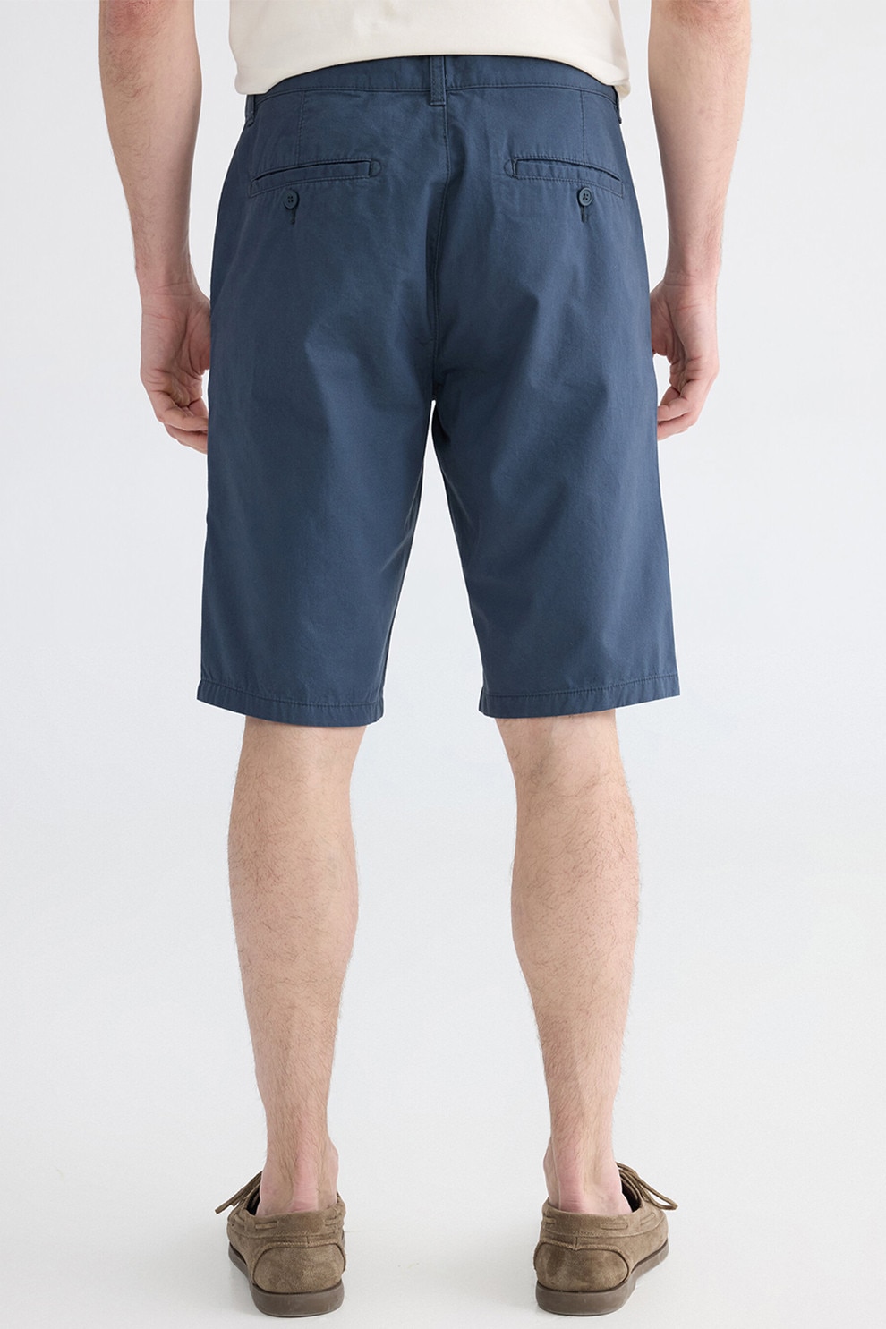 LC WAIKIKI, Bermude chino de bumbac, Albastru paun, 30 - eMAG.ro
