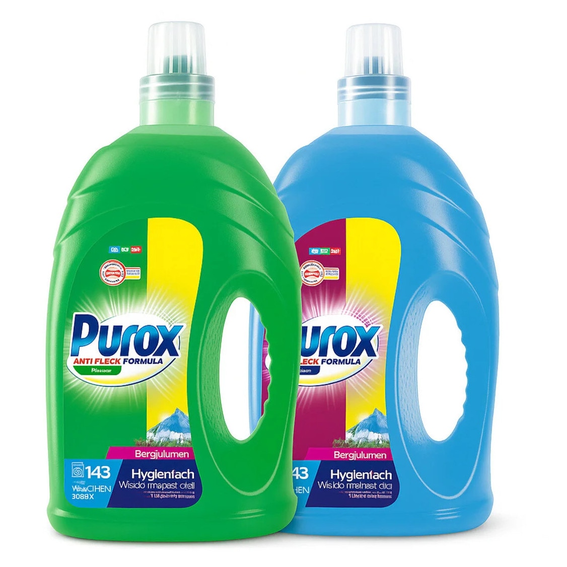 Purox Pachet 2 x Color/Universal Detergent de Haine 4.3L 143 spalari ...
