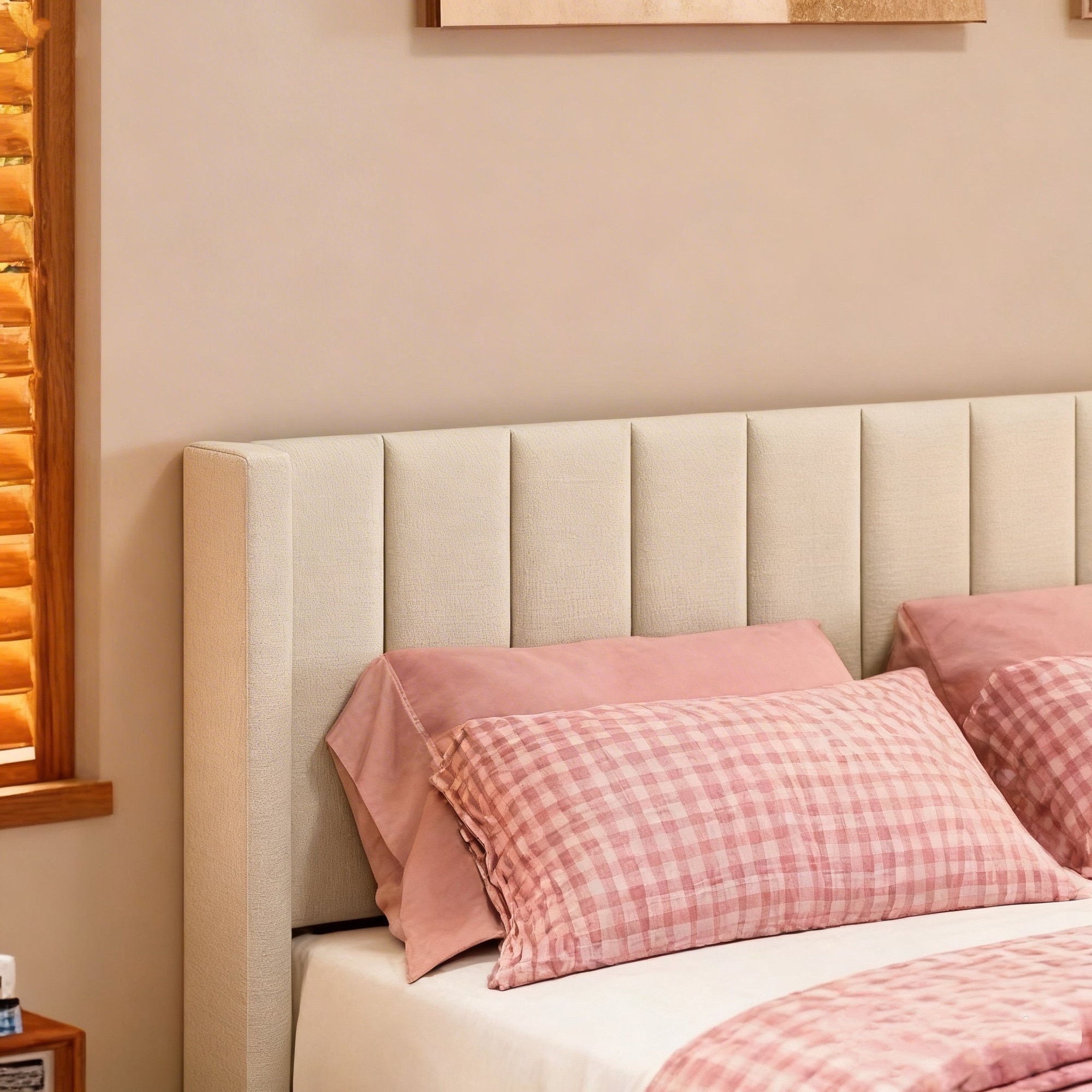 Cadru de Pat Doctor Home Cloud, 160 x 200, Tapitat, Rezistenta 400 KG ...