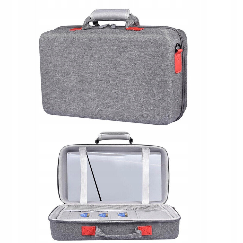 Geanta calatorie pentru PS5 Slim, 2 compartimente, gri, 40x25x18cm ...