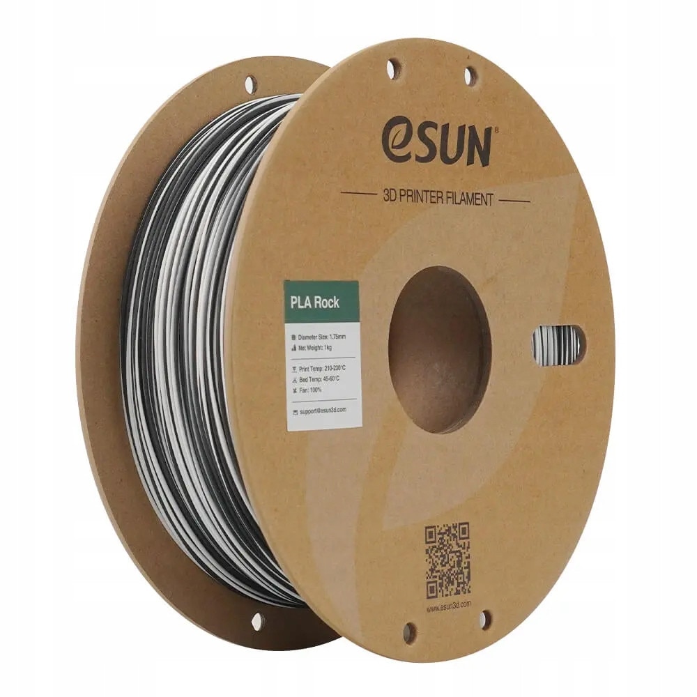 Filament PLA eSUN PLA Rock, fir 3D, cu finisaj mat, metoda de gradient ...