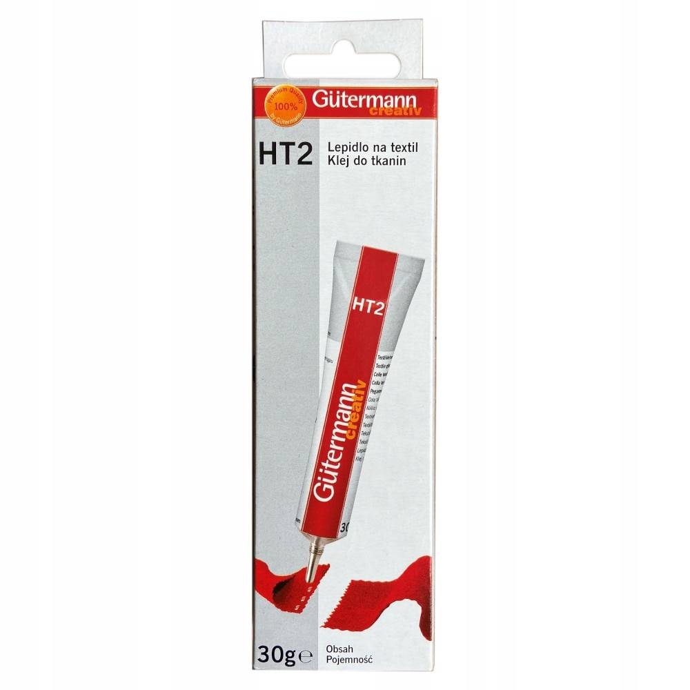 Gutermann HT2 textil ragasztó szett, 5 tubus x 30 g, mosásálló, könnyű ...