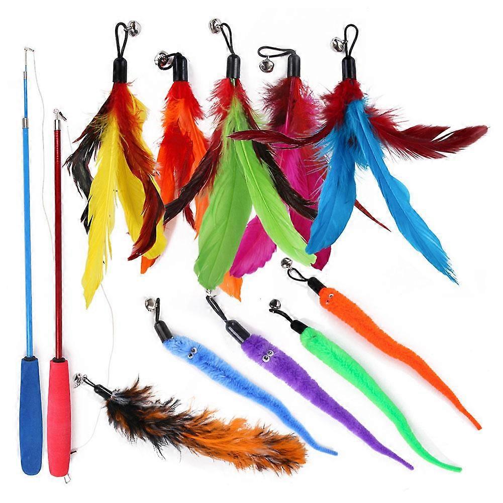 Set 12 jucarii pentru pisici, plastic, multicolor - eMAG.ro