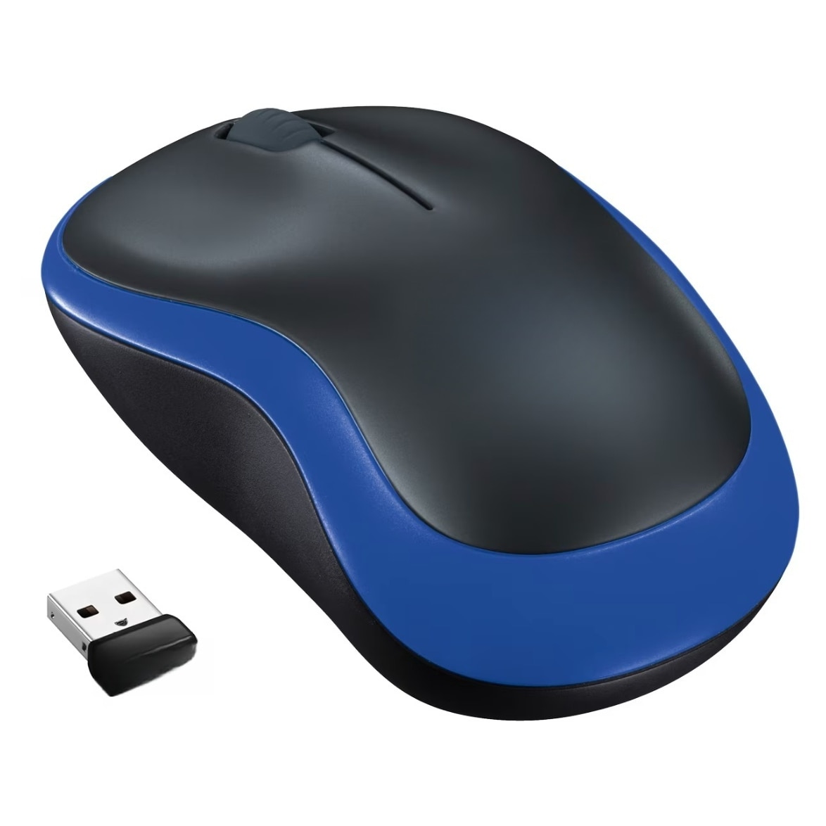 Mouse standard, Albastru, 2.4GHz, design ergonomic - eMAG.ro