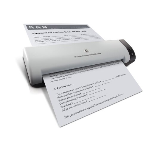 Scanner portabil HP ScanJet Professional 1000, A4 - eMAG.ro