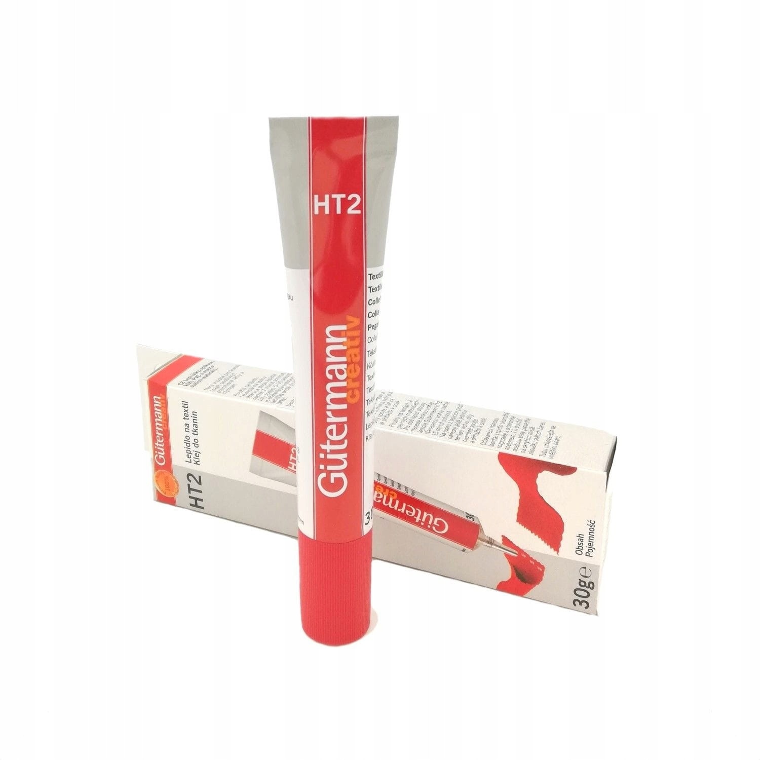 Gutermann HT2 textil ragasztó szett, 5 tubus x 30 g, mosásálló, könnyű ...