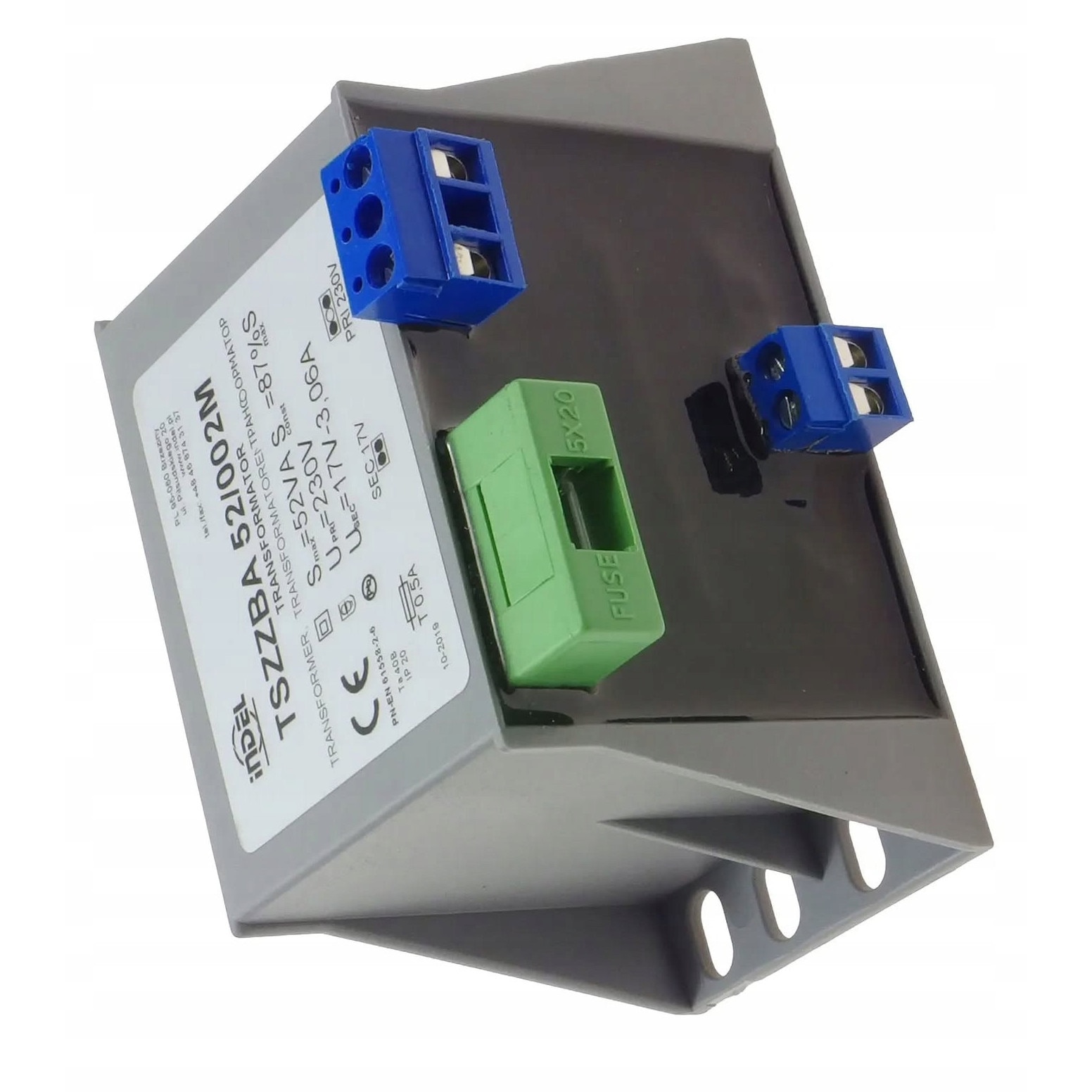Transformator Indel TSZZBA 52/002M, 230V/17V-3,06A, lista de conexiune ...