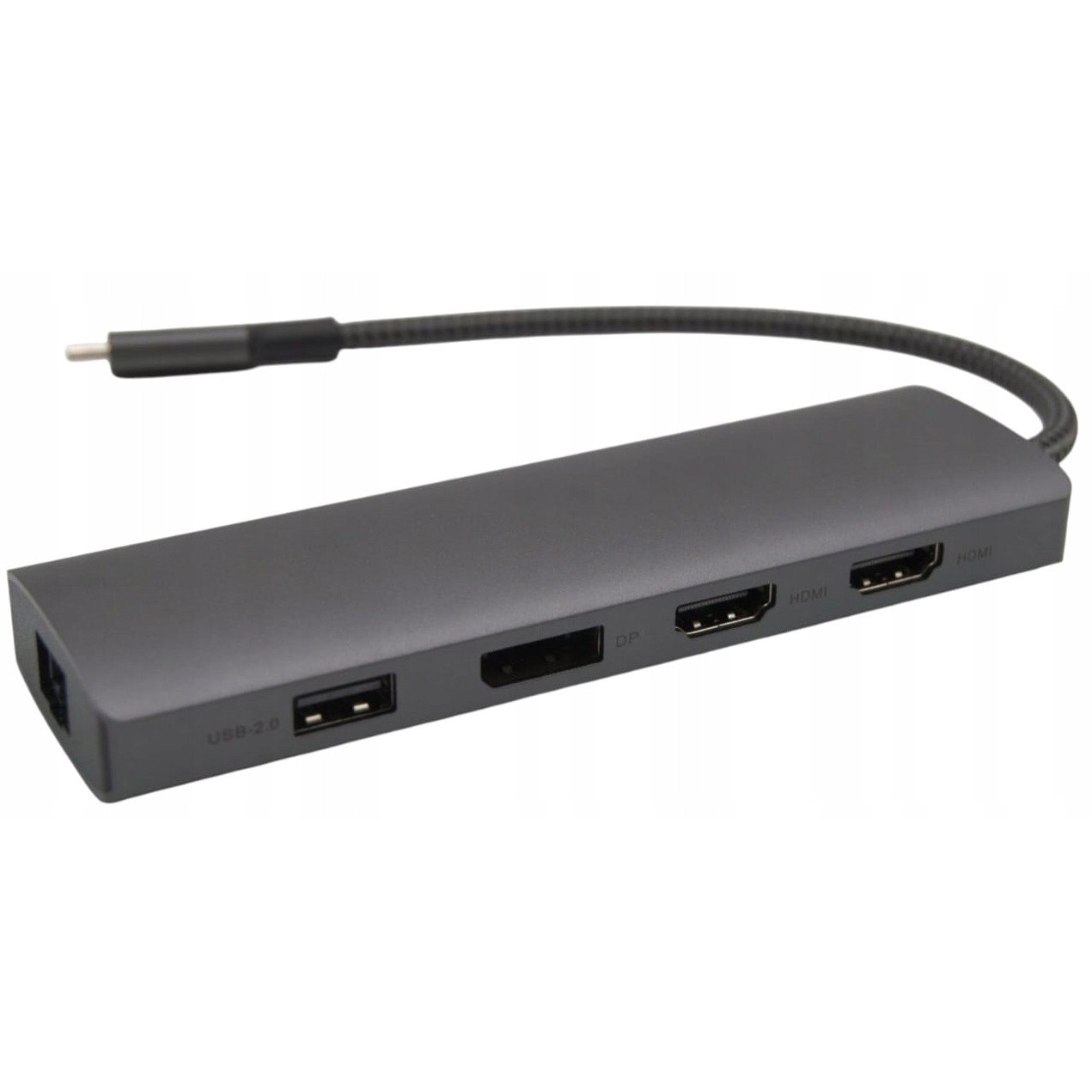 Statie de andocare pentru 2 monitoare, USB-C, HDMI, 4K, cititor de ...