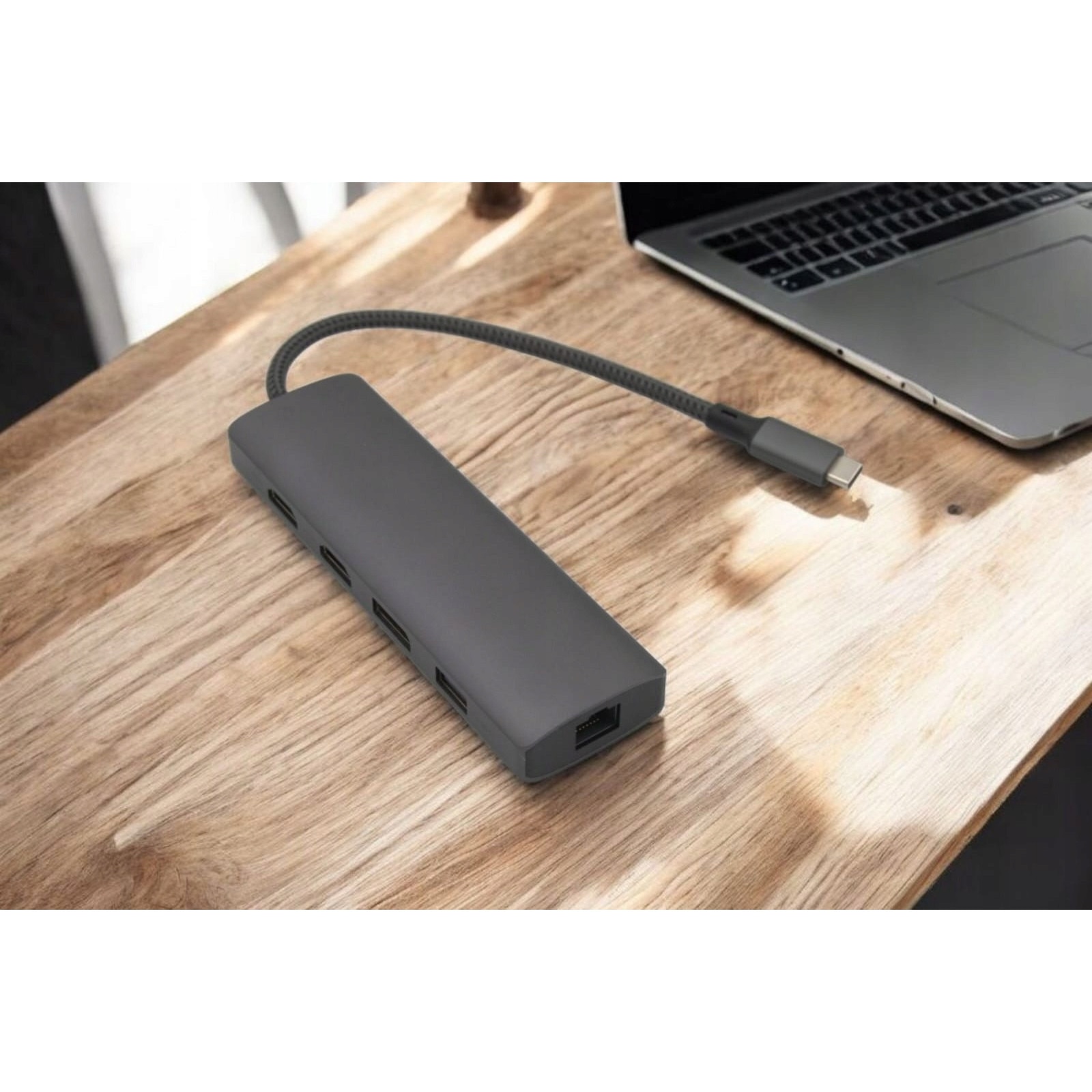 Statie de andocare pentru 2 monitoare, USB-C, HDMI, 4K, cititor de ...