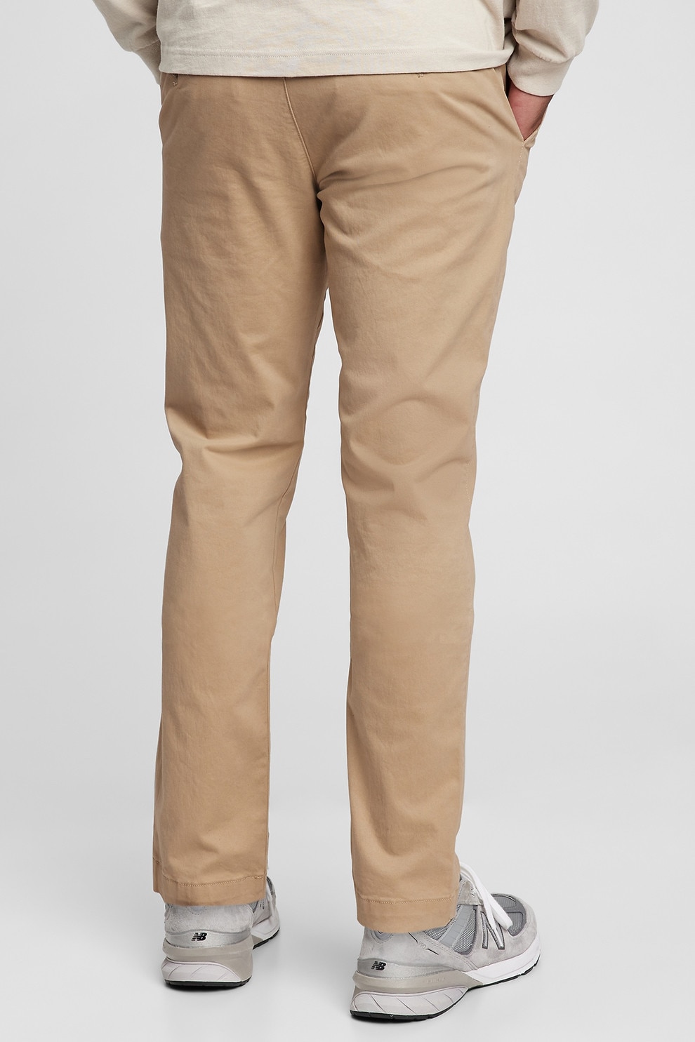 GAP, Pantaloni chino drepti, Maro camel, W32-L32 - eMAG.ro
