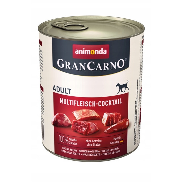Set 6 x Hrana umeda pentru caini, Animonda GranCarno Adult, 6 x 800g ...