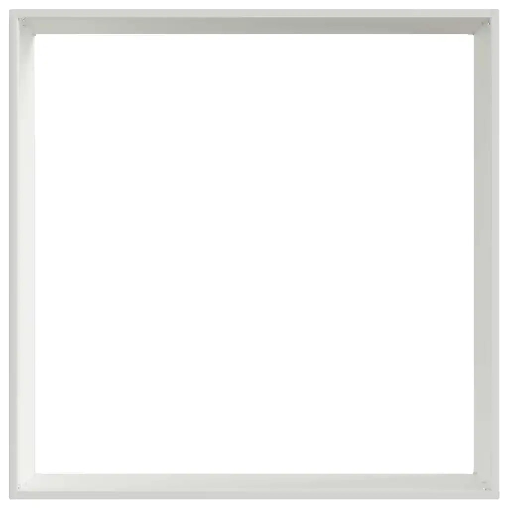 Margine pentru gazon vidaXL, Alb, 60 x 60 x 13 cm, Otel - eMAG.ro