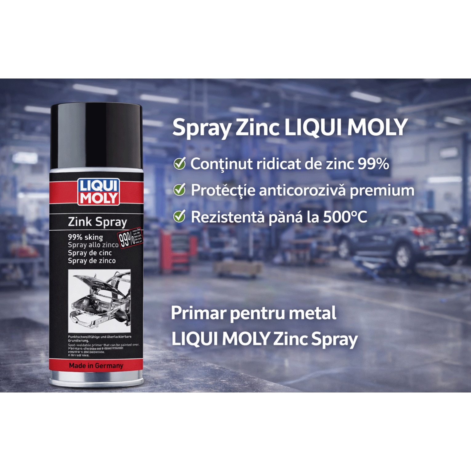 Spray Zinc LIQUI MOLY 99% Zinc, Protectie Anticoroziva Premium ...