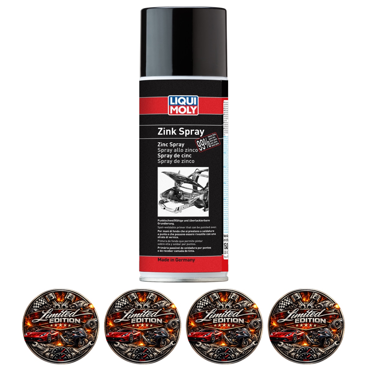 Spray Zinc LIQUI MOLY 99% Zinc, Protectie Anticoroziva Premium ...