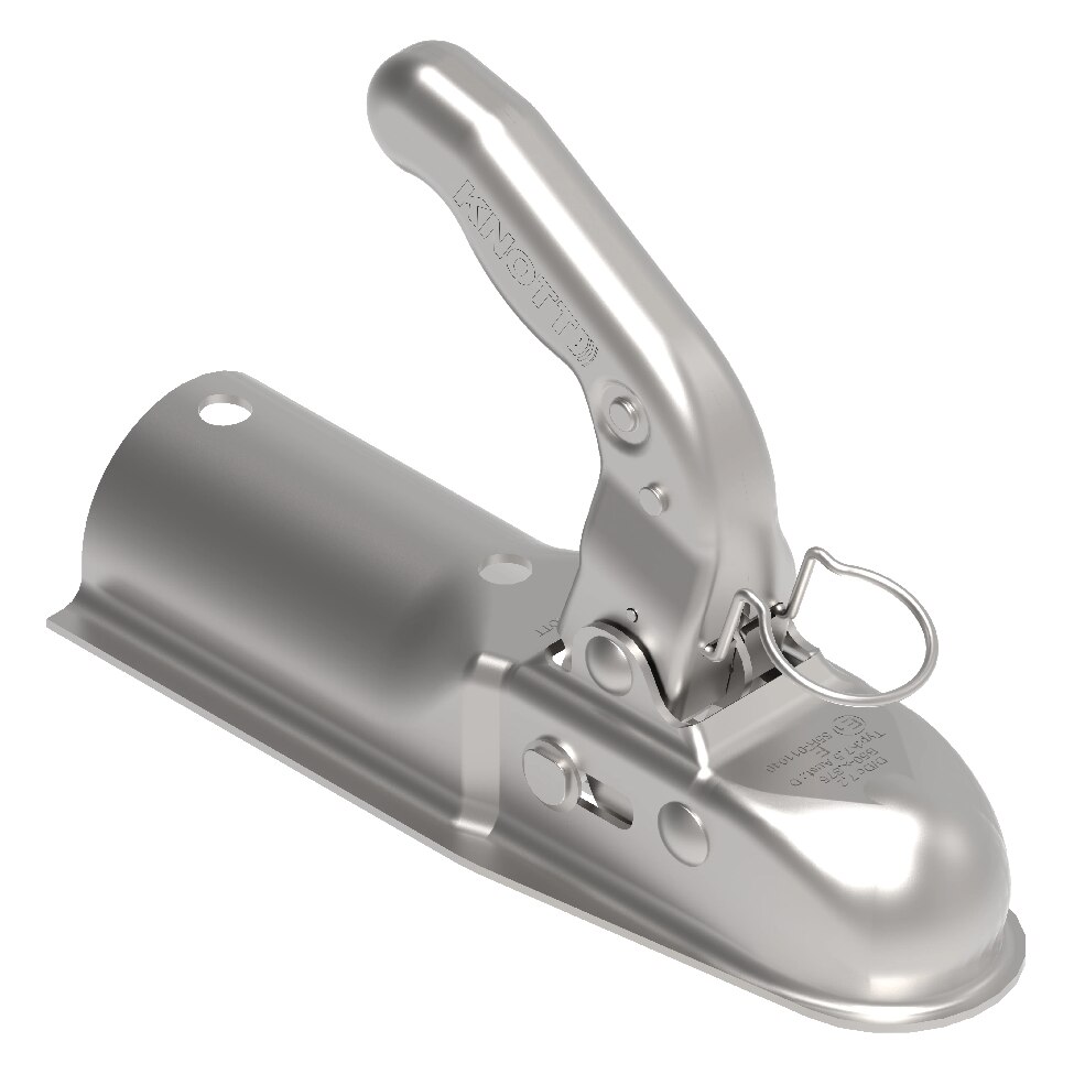 Cupla remorcă, K7, 750kg, profil rotund 60mm, metal, zincat - eMAG.ro