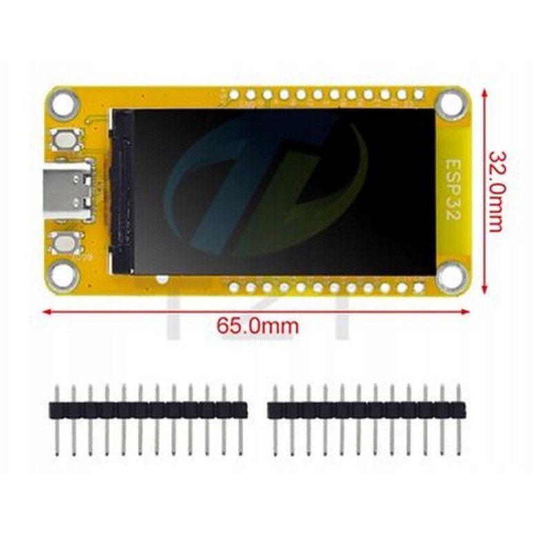 Модул ESP32, 1.9" LCD TFT, 170x320, WiFi, Bluetooth, 65x32mm - eMAG.bg