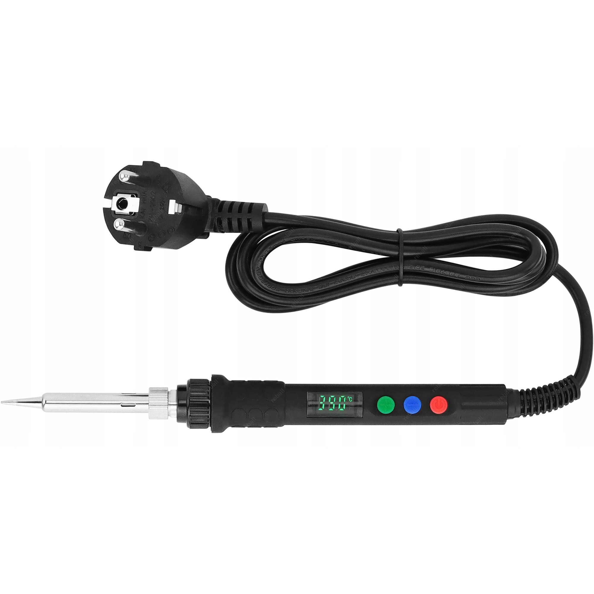 Pistol de lipit Reball S801B 80W cu reglare temperatura 180-480C, set 9 ...