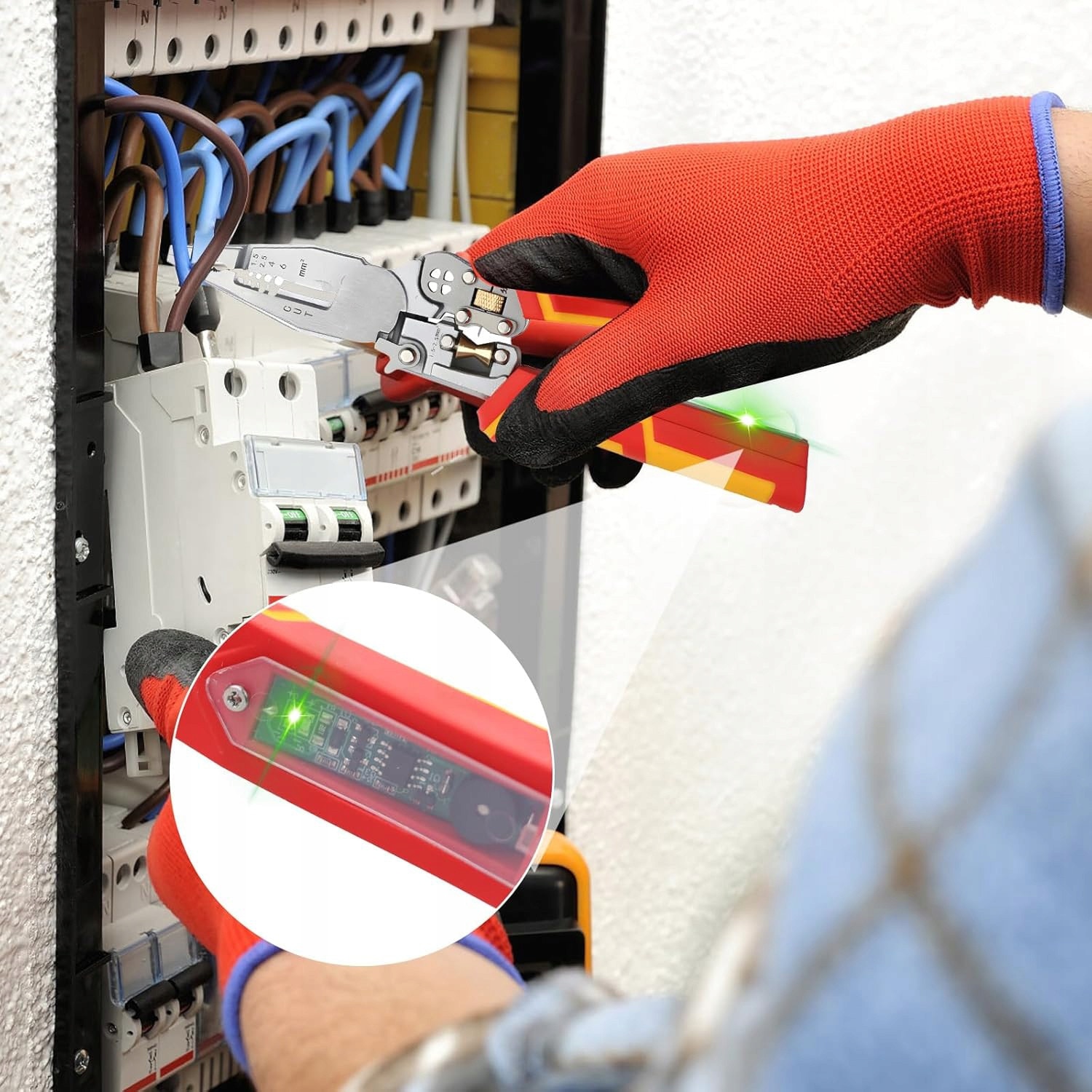 Clesti multifunctionali 9in1 pentru electricieni, cu functie de ...