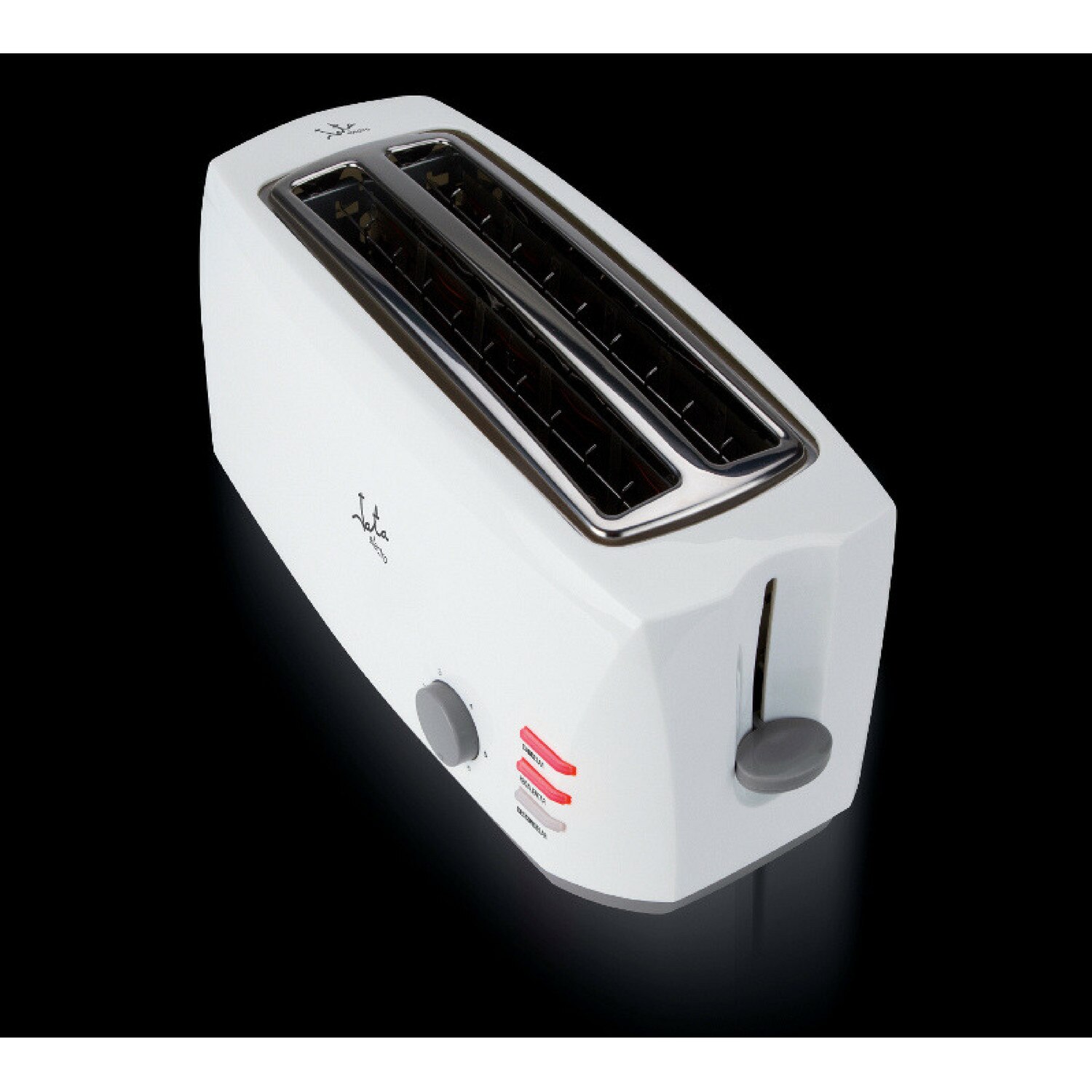 Тостер Jata TT584, 1400 W, 2 филии, 6 нива на препичане, Бял - eMAG.bg