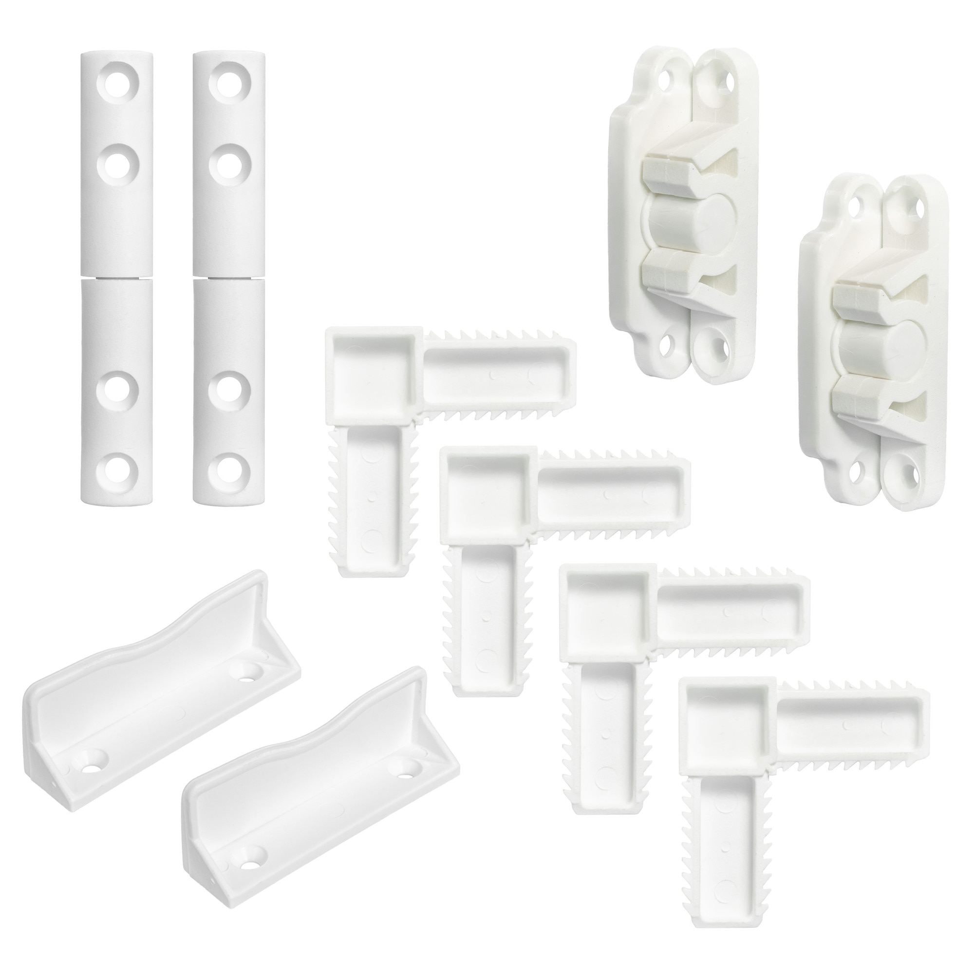 Set accesorii pentru plasa tantari si insecte 10 bucati alb Energo ...
