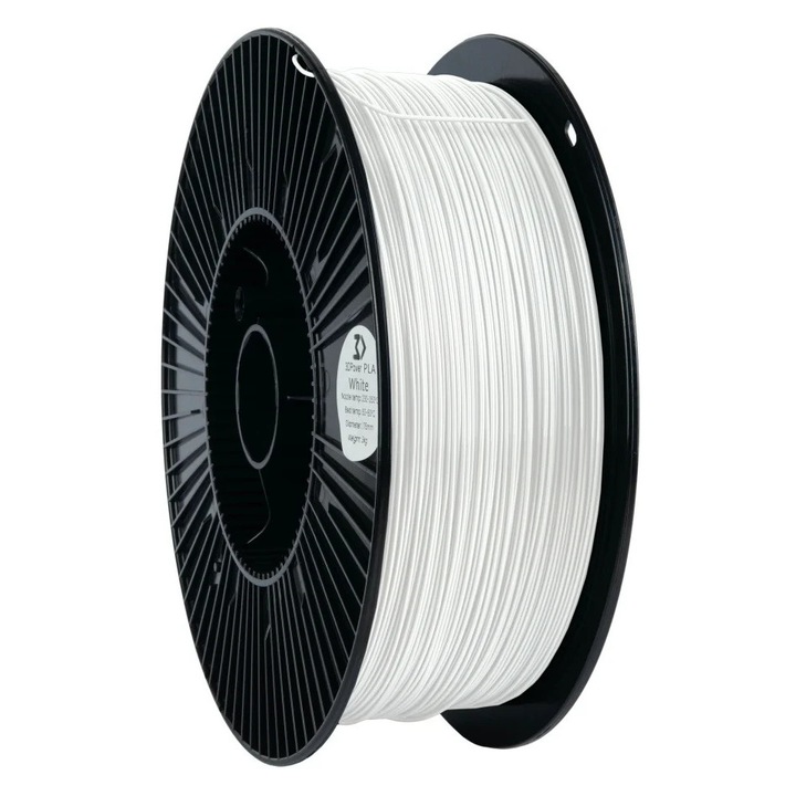 Filament 3DPower PLA Basic White 1,75 mm 1 kg - eMAG.hu