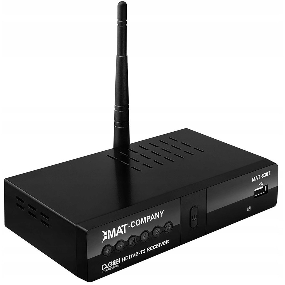 Декодер TV HD DVB-T DVB-T2, MAT-COMPANY, Wi-Fi, HDMI, USB, 220-240V ...