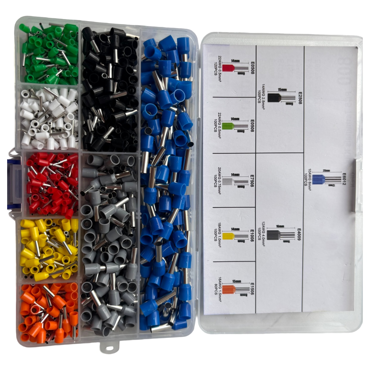 Set 800 conectori electrici izolati, Generic, multicolor - eMAG.ro