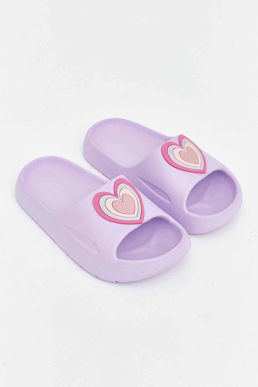 LC WAIKIKI, Papuci cu detaliu inima, Lila, 33-34 EU - eMAG.ro