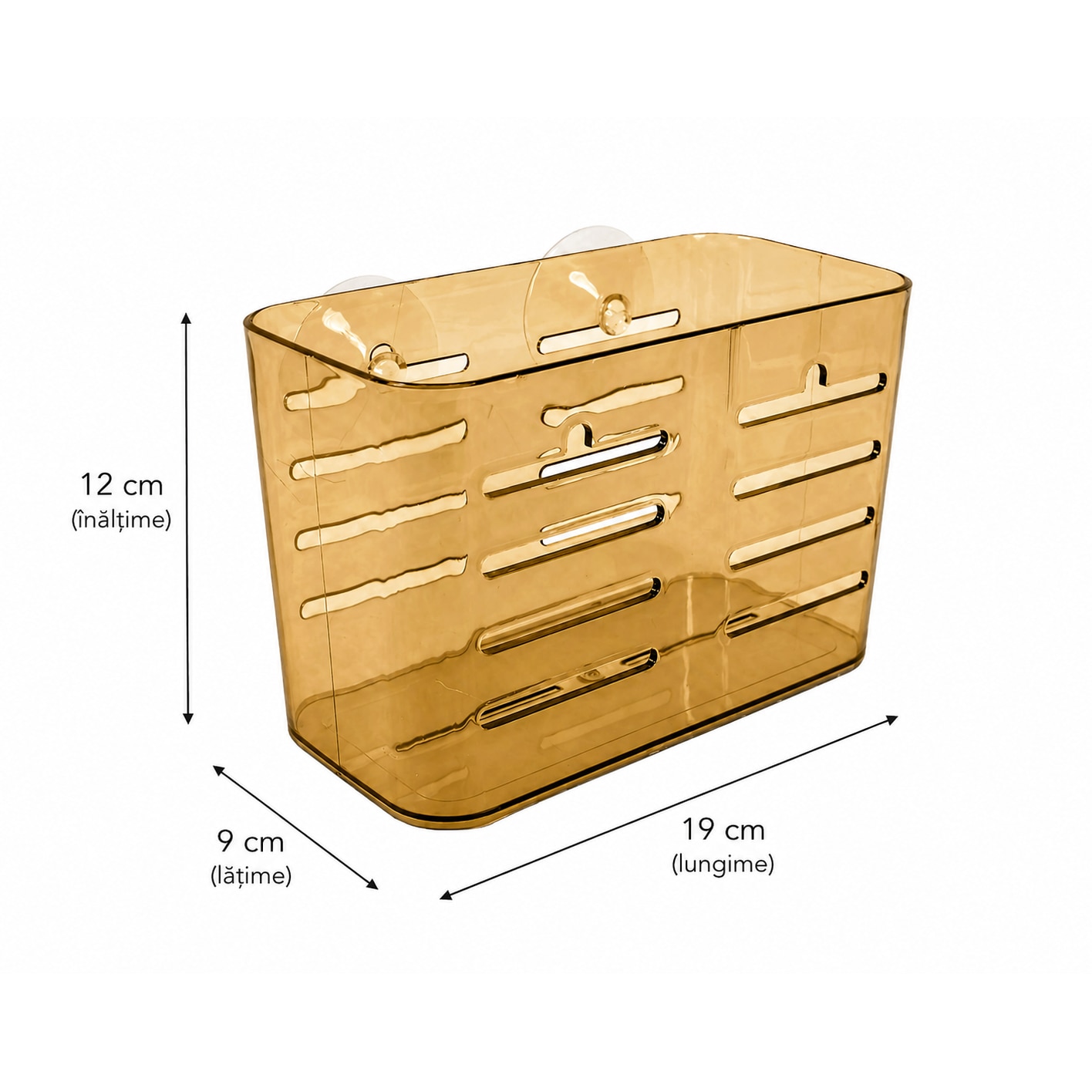 Suport baie, Organizator, Plastic rezistent, Ideal pentru sampon ...