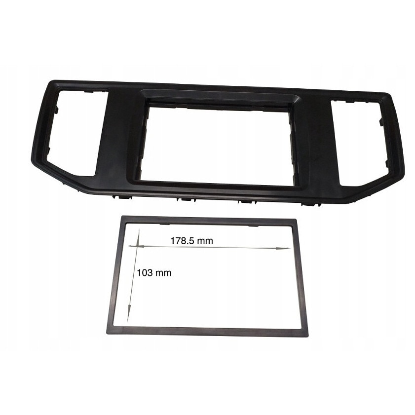 Rama adaptor montaj radio 1DIN, compatibil MAN TGE / VW Crafter II / VW ...