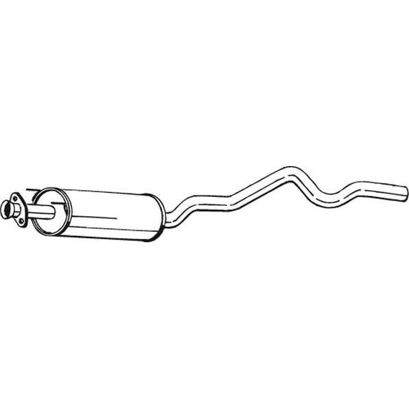 Toba esapamet intermediara BOSAL 283-321 - compatibil Opel, Vauxhall ...