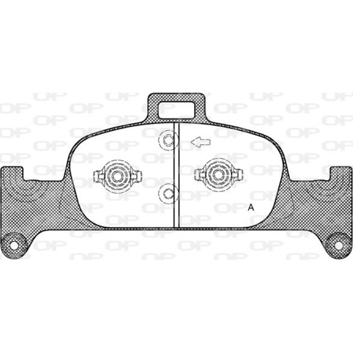 Set placute frana ZIMMERMANN 22402.160.1 - compatibil Audi - eMAG.ro