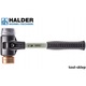 Ciocan blacarii Halder Simplex, 30mm, aluminiu si cupru, 300mm, 590g ...