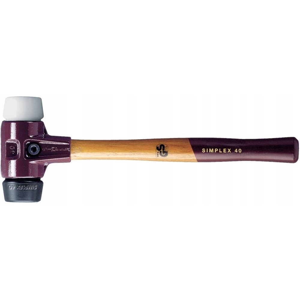 Ciocan de brutarie Halder, model Simplex, 30mm, 335g, cu cap din guma ...