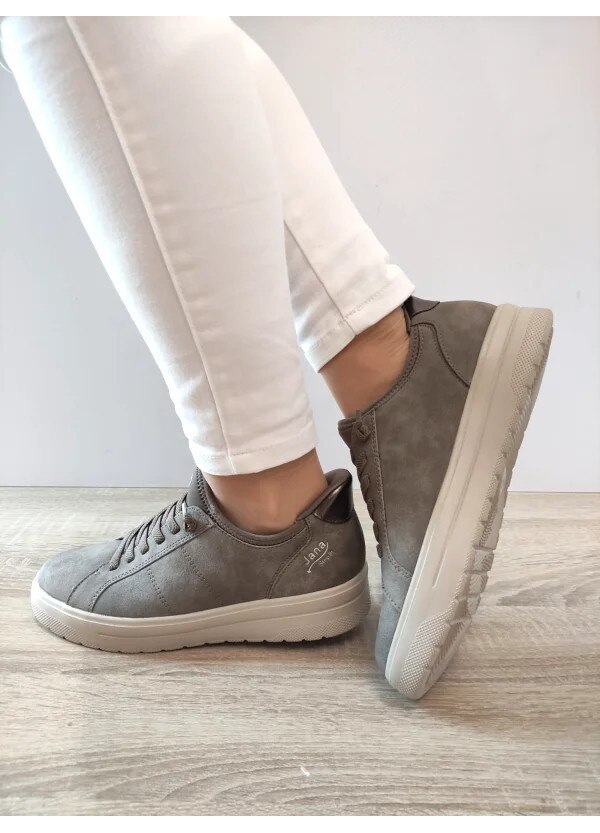 PANTOFI CASUAL DAMA JANA 23764-45 - Gri, 41 - eMAG.ro