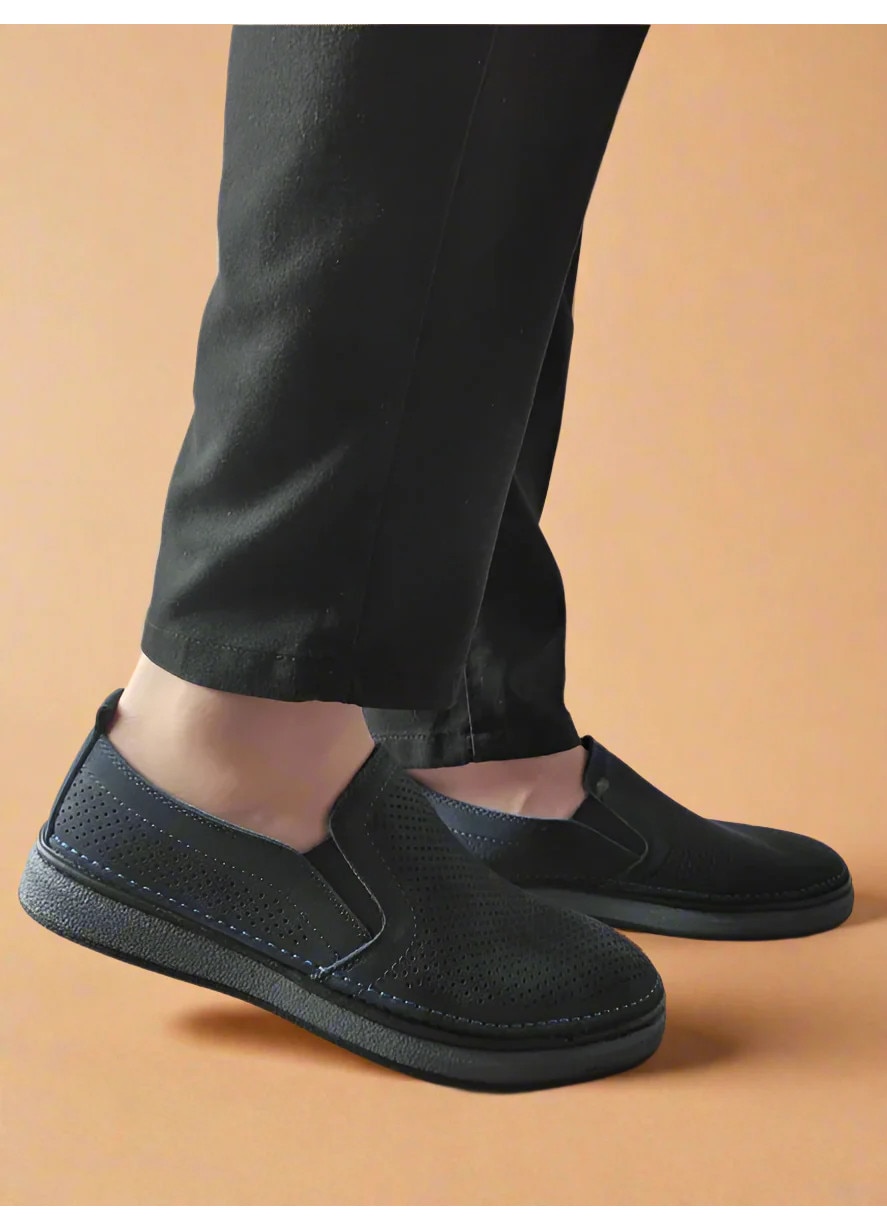 Pantofi Casual Perforati Barbati Goretti B69-320 Bleumarin - Albastru ...