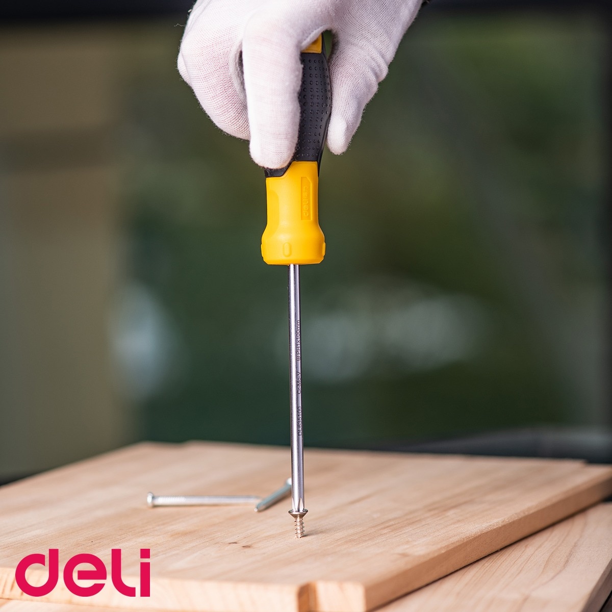 Surubelnita tip cruce Deli PH1, maner cauciuc-plastic antiderapant ...