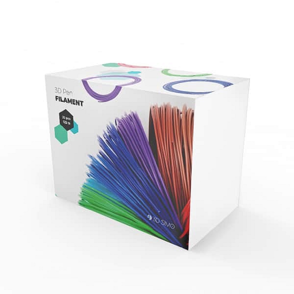 Filament 3DSimo ABS PLA multicolor 1.75mm 125m - eMAG.ro