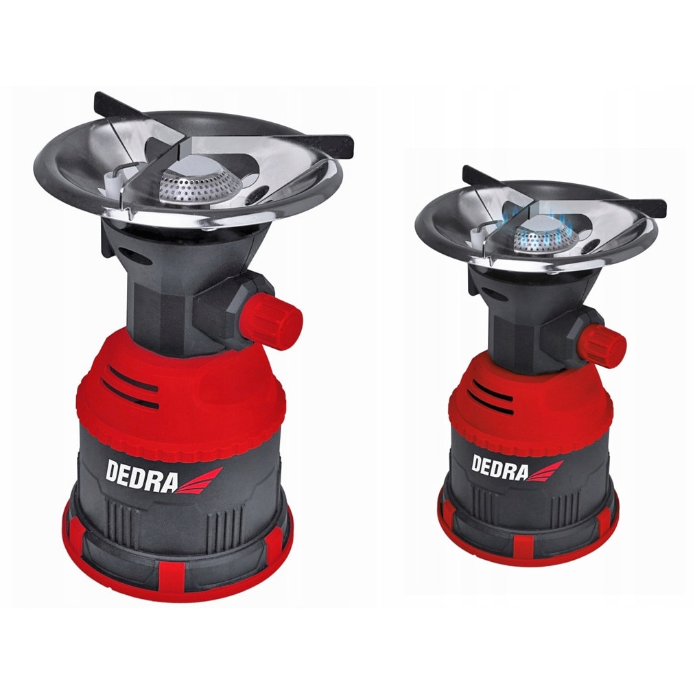 Arzator camping Dedra 31A001 piezo inox 135mm 1.2kW - eMAG.ro