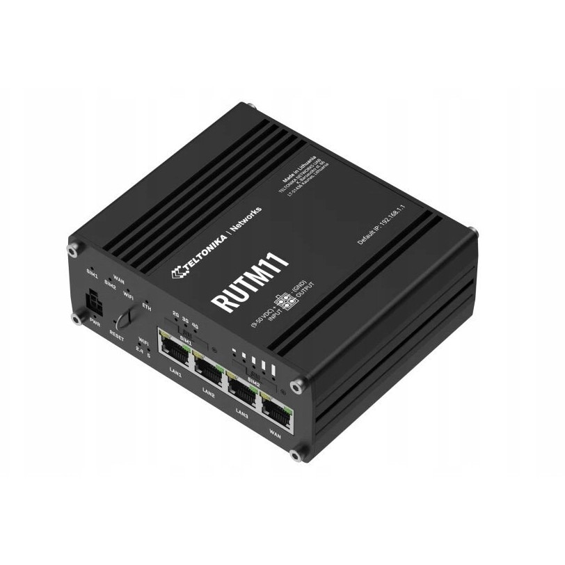 Router wifi / punct de acces Teltonika RUTM11, 4G LTE Cat6, dual SIM ...