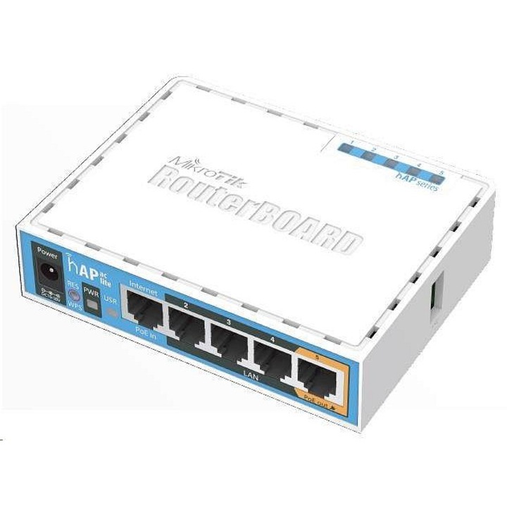 Router Wi-Fi MikroTik hAP ac lite, dual-band 2.4/5GHz 802.11ac, 650MHz ...