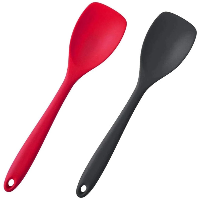 Spatula silicon rezistenta termic, set 6 bucati, multicolor, 25x5cm ...